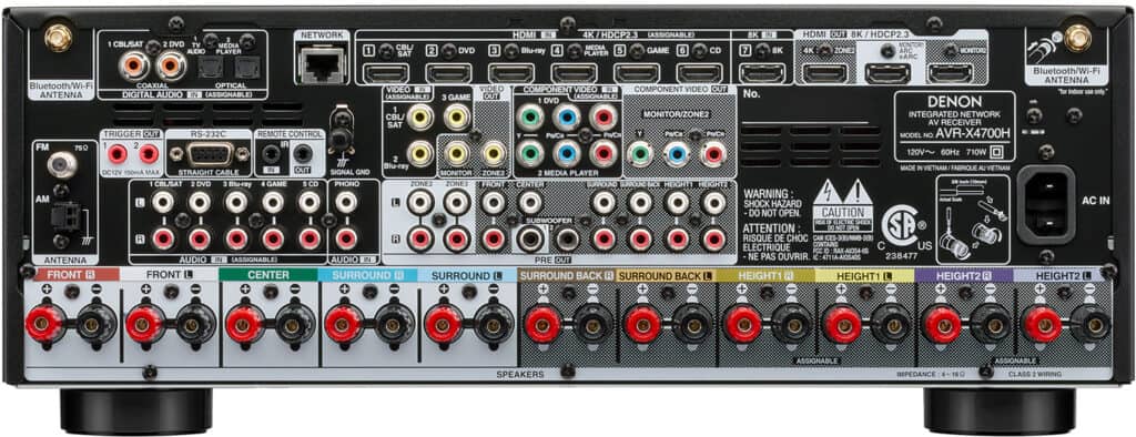 Denon AVR-X Series AV Receiver Features Compared | Home Cinema Guide