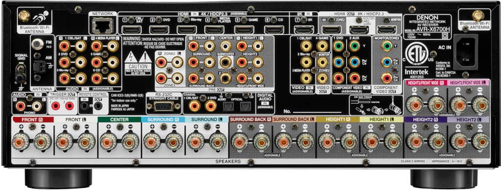Denon AVR-X Series AV Receiver Features Compared | Home Cinema Guide