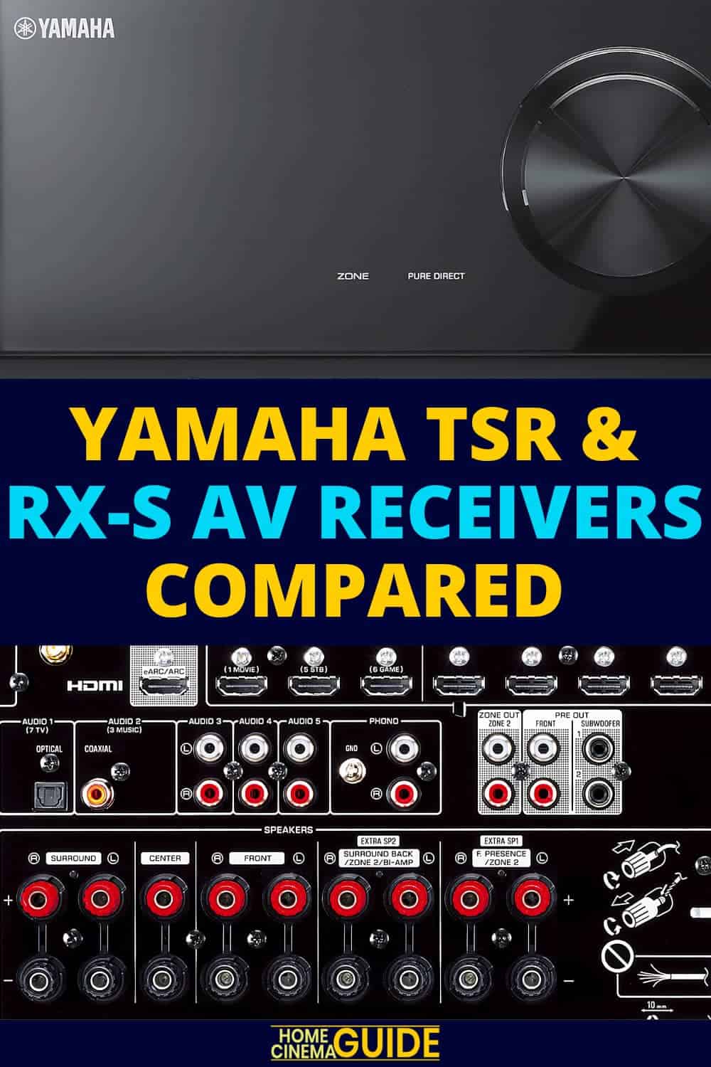 Yamaha TSR & RX-S AV Receivers Compared | Home Cinema Guide